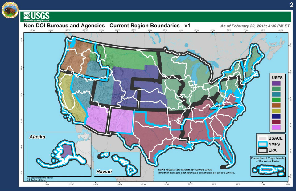 Unified Interior Regional Boundaries | U.S. Department of the Interior